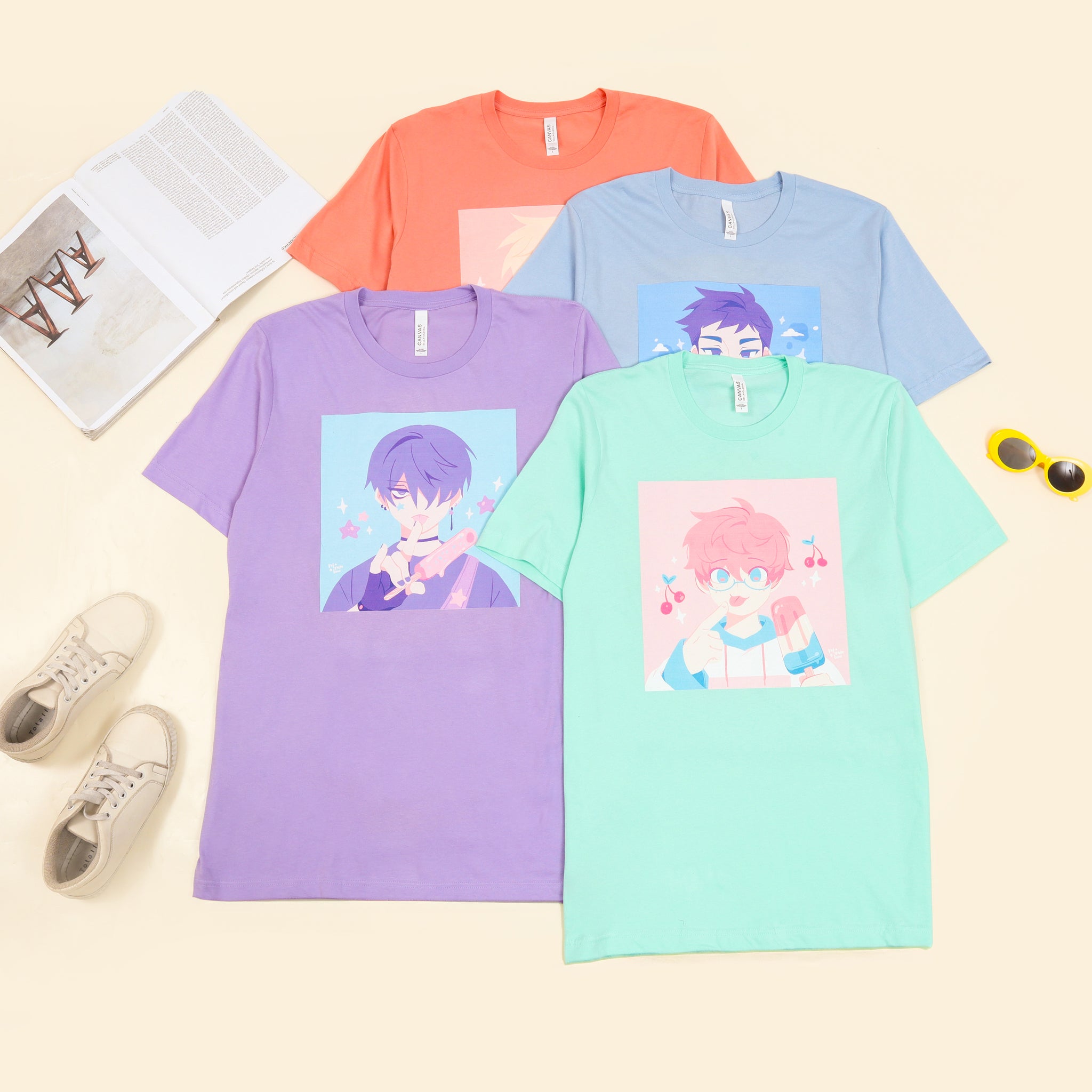 Boyfriends ☆ Ice Pop Tees – Refrainbow