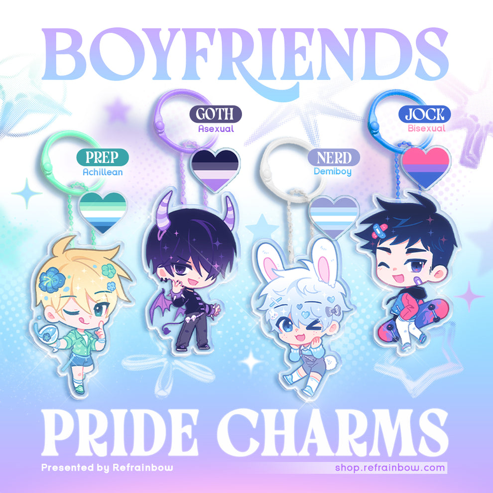 Boyfriends ☆ Pride Charms – Refrainbow